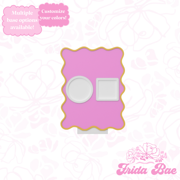 WAVY RECTANGLE | NFC STAND – Frida Bae Co.